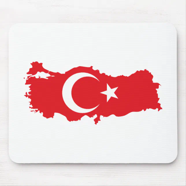 TURKEY MAP MOUSE PAD | Zazzle