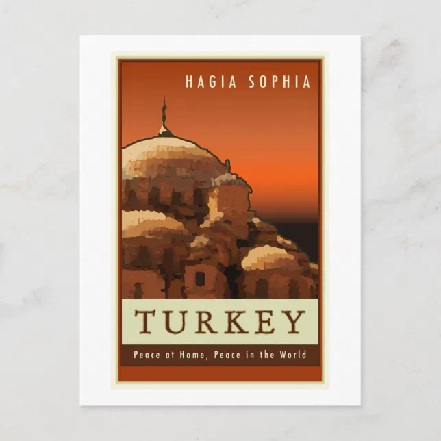 Turkey Postcard | Zazzle