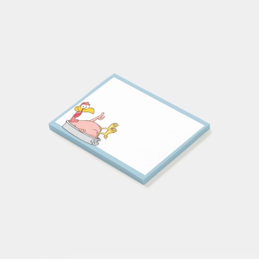 Turkey Prepped for Dinner Post-it Notes | Zazzle