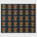 Turkey Puns Are The Baste Funny Food Pun Dark BG Wrapping Paper | Zazzle