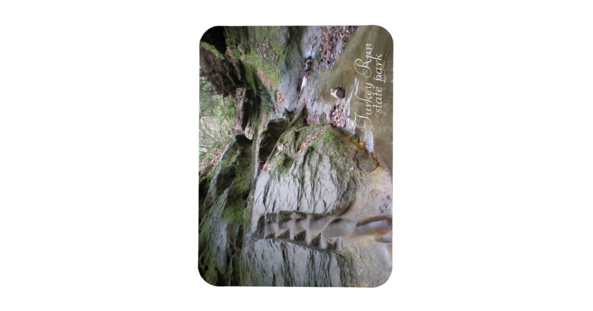 Turkey Run State Park Eroded Stairs Magnet | Zazzle