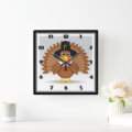 Turkey Square Wall Clock | Zazzle