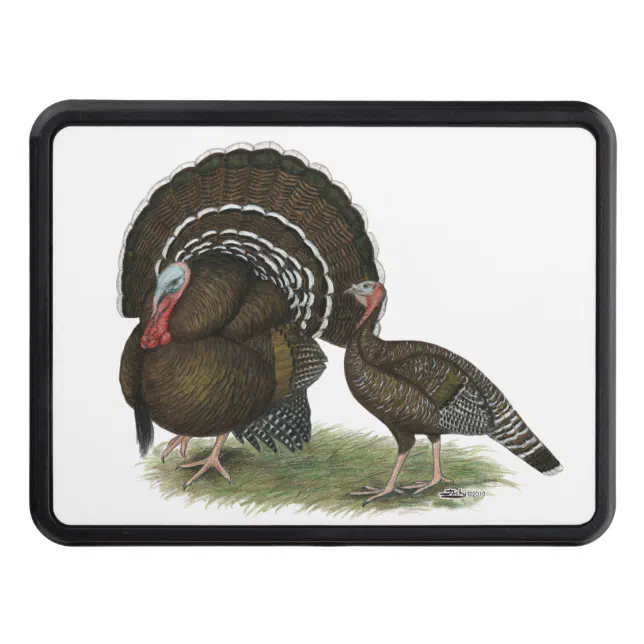 Turkey Standard Bronze Hitch Cover | Zazzle