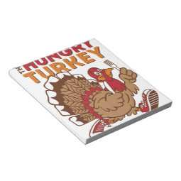 turkey thanksgiving notepad | Zazzle