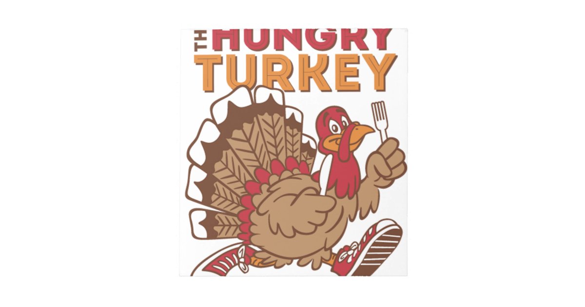turkey thanksgiving notepad | Zazzle