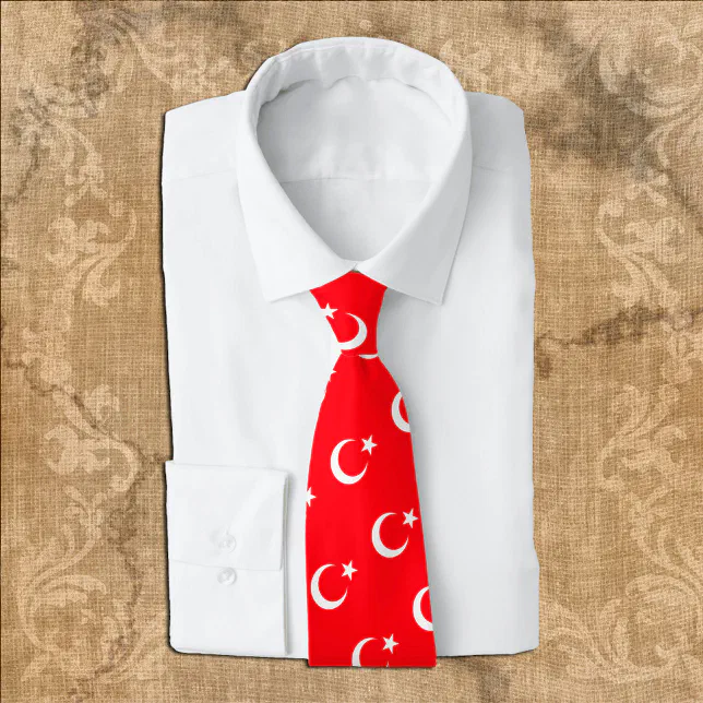 Turkey Ties, fashion Turkish Flag, business Neck Tie | Zazzle