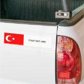 Turkish FLAG Bumper Sticker | Zazzle