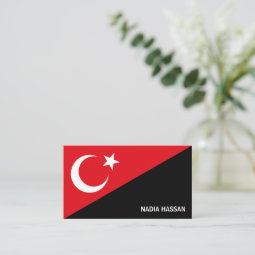 Turkish Flag Design, Flag of Turkey Business Card | Zazzle