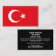 Turkish Flag, Flag of Turkey Business Card | Zazzle