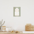 Turkuaz with Gold nikkah certificate Poster | Zazzle