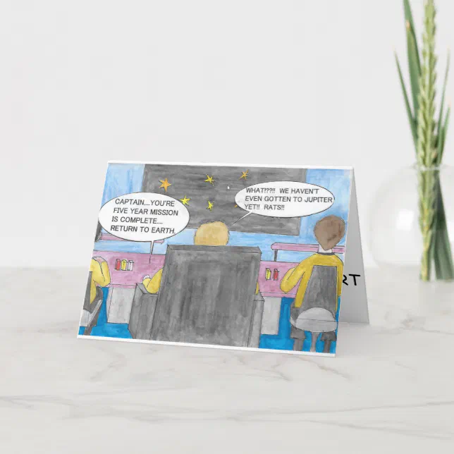 Turn Around Mission Card | Zazzle