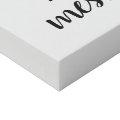 Turn Your Mess Into A Message; inspiration quote Faux Canvas Print | Zazzle