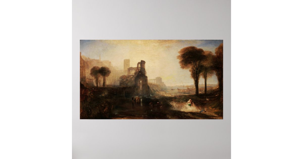 Turner - Caligula's Palace and Bridge Poster | Zazzle