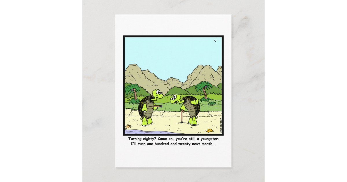Turning 80 postcard | Zazzle
