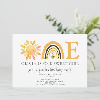 Turning One Birthday Party Invitation | Zazzle