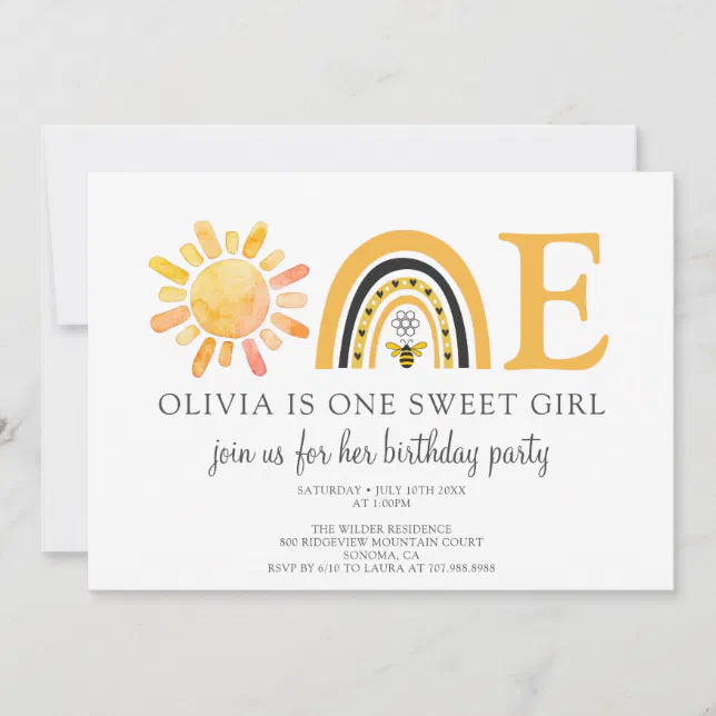 Turning One Birthday Party Invitation | Zazzle