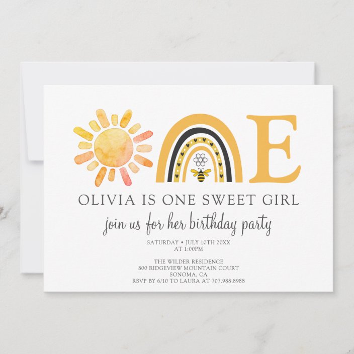 Turning One Birthday Party Invitation | Zazzle