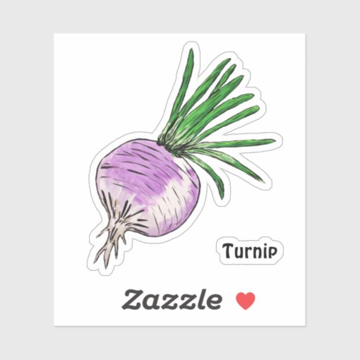 Turnip Sticker | Zazzle