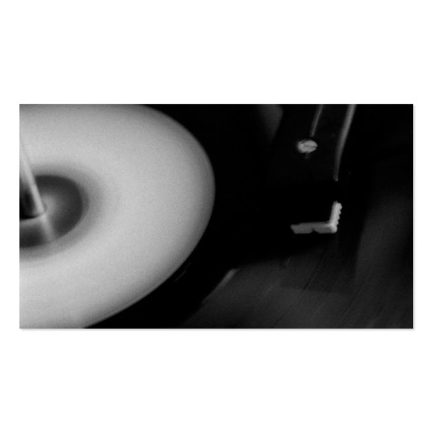 turntable business card template