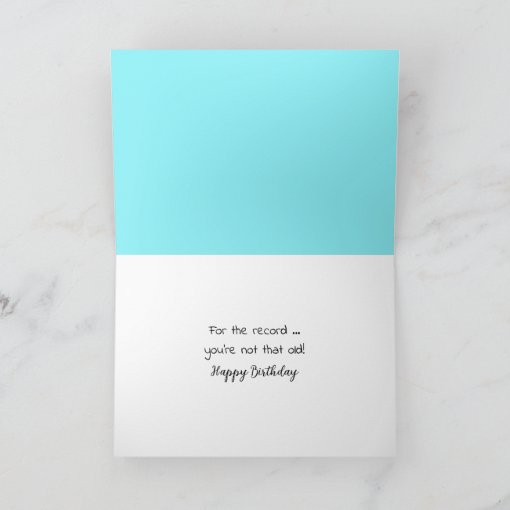 Turntable Music For Birthday Card | Zazzle