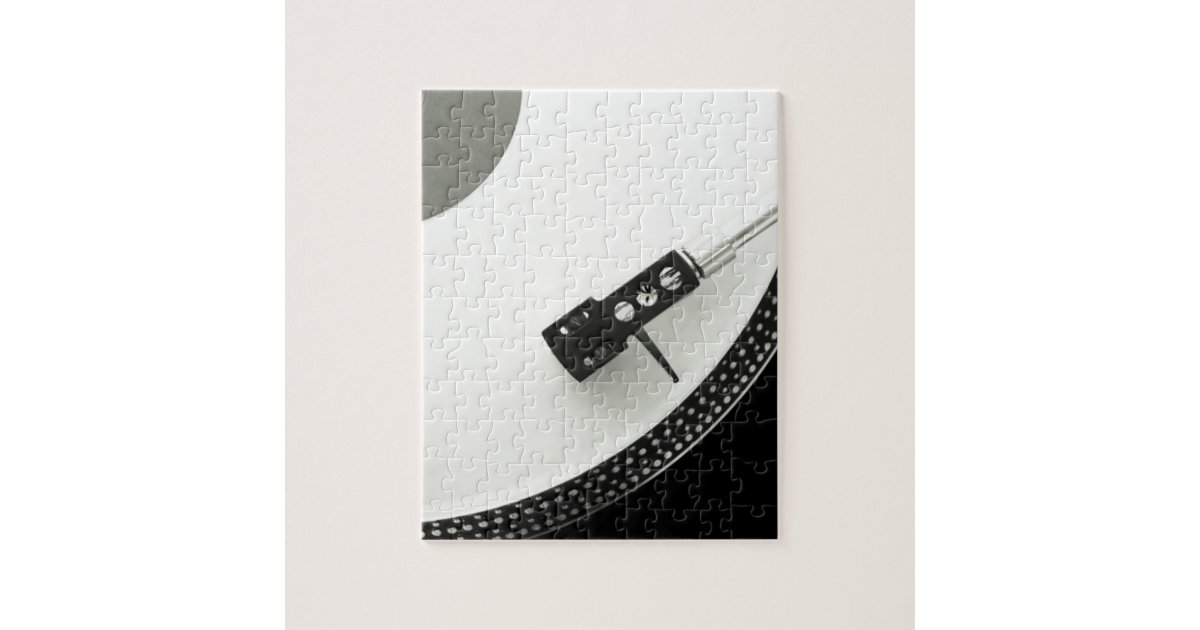 Turntable Needle Record Player Jigsaw Puzzle | Zazzle