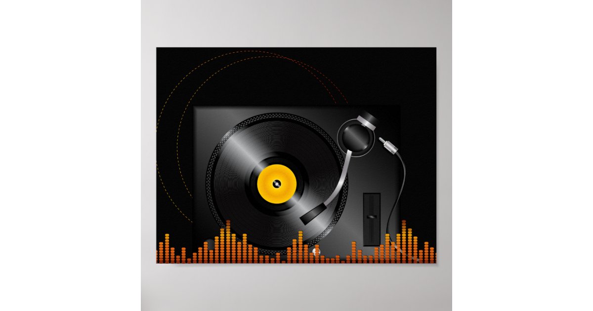 Turntable Poster | Zazzle