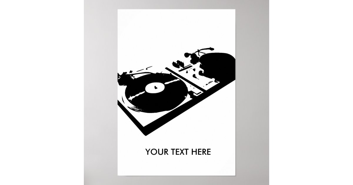 Turntable Poster | Zazzle