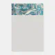 Turquoise Abstract Personalized Post it Notes 4x6 | Zazzle