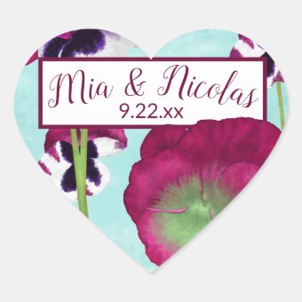 Turquoise and Pink Personalized Stickers | Zazzle