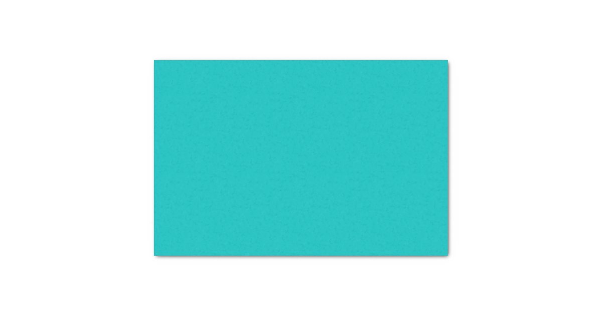 Turquoise Aqua Solid Color Tissue Paper | Zazzle