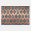 Turquoise Aztec Symbol Wrapping Paper Sheets | Zazzle