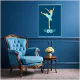 Turquoise Ballerina Poster | Zazzle