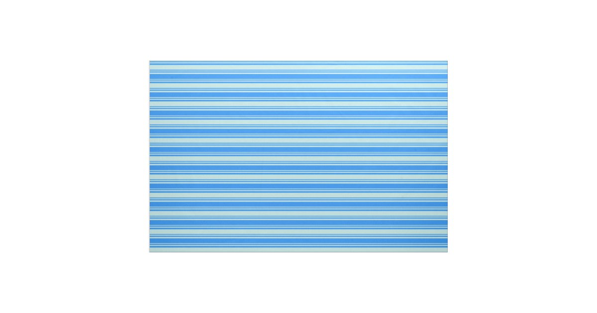 Turquoise & Blue Colored Pattern of Stripes Fabric | Zazzle.com