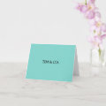 TURQUOISE BLUE CUSTOM CUSTOMIZABLE CARD | Zazzle