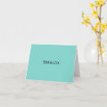 TURQUOISE BLUE CUSTOM CUSTOMIZABLE CARD | Zazzle