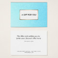 Turquoise Blue Gift Card | Zazzle