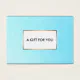 Turquoise Blue Gift Card | Zazzle