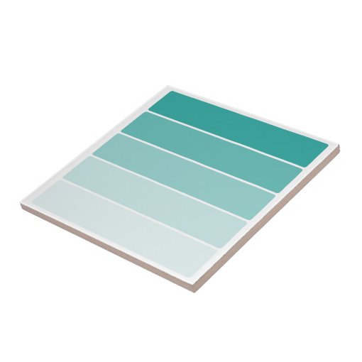 Turquoise Blue Paint Chip Ceramic Tile | Zazzle