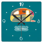 WALL CLOCK | Retro Camper | Zazzle.com