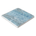 Turquoise Blue Stone Marble Trivet | Zazzle