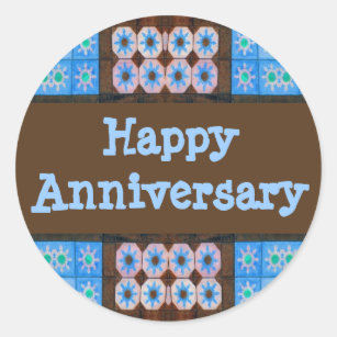 Happy Anniversary Stickers - 100% Satisfaction Guaranteed | Zazzle