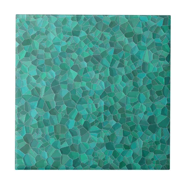 Turquoise Ceramic Tile | Zazzle