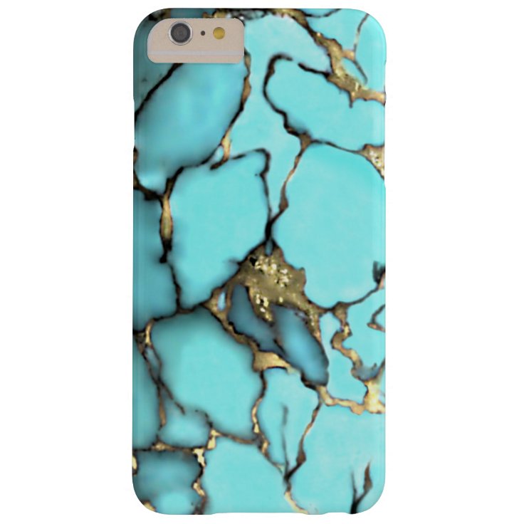 Turquoise Gemstone Gold Matrix Case-Mate iPhone Case | Zazzle