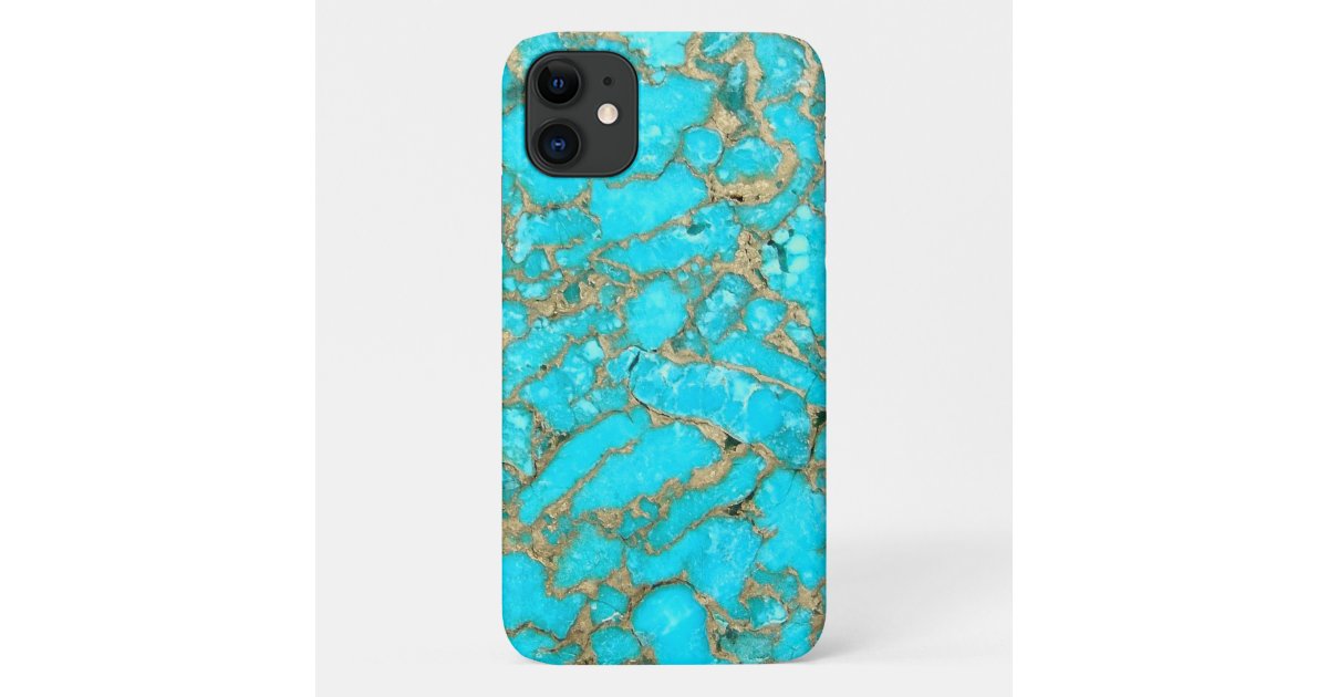 Turquoise Gemstone iPhone Case | Zazzle