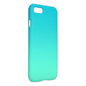 Turquoise Ombre iPhone Case | Zazzle