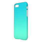 Turquoise Ombre iPhone Case | Zazzle