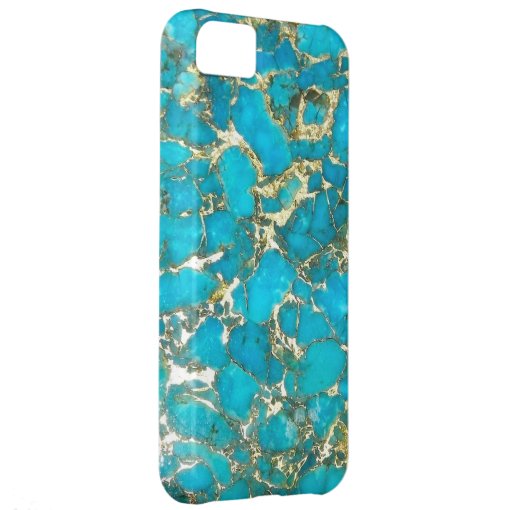 Turquoise Pattern iPhone Case | Zazzle