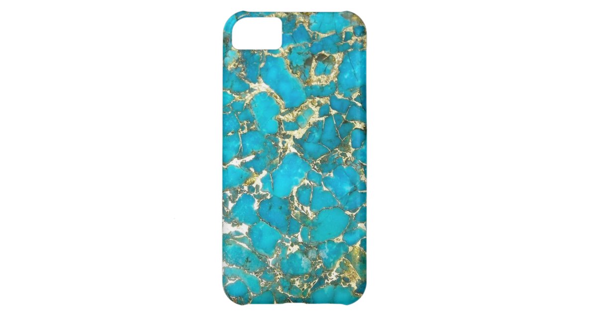 Turquoise Pattern iPhone Case | Zazzle