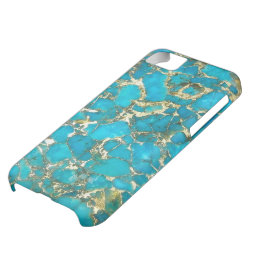 Turquoise Pattern iPhone Case | Zazzle