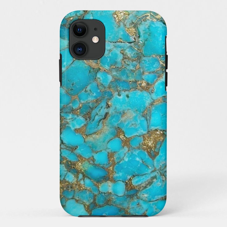 Turquoise Pattern Phone Cover | Zazzle